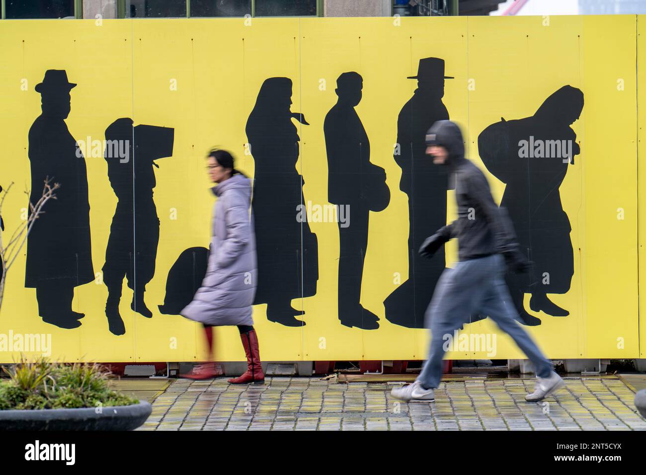 Mural on the Fenix 1 building, which is currently being converted into ...