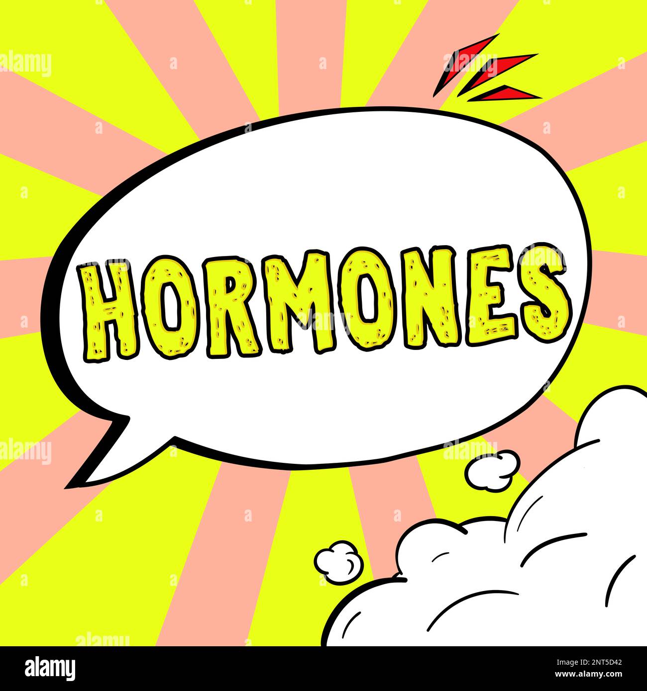 Text sign showing Hormones. Word Written on regulatory substance ...