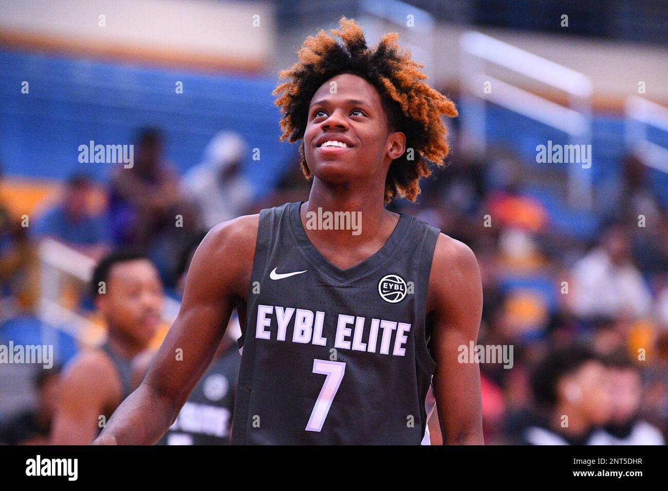 LOS ANGELES, CA - AUGUST 10: Dj Steward looks on during the Nike ...