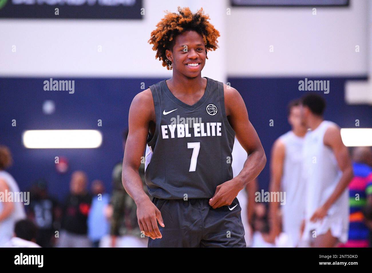 LOS ANGELES, CA - AUGUST 10: Dj Steward looks on during the Nike ...