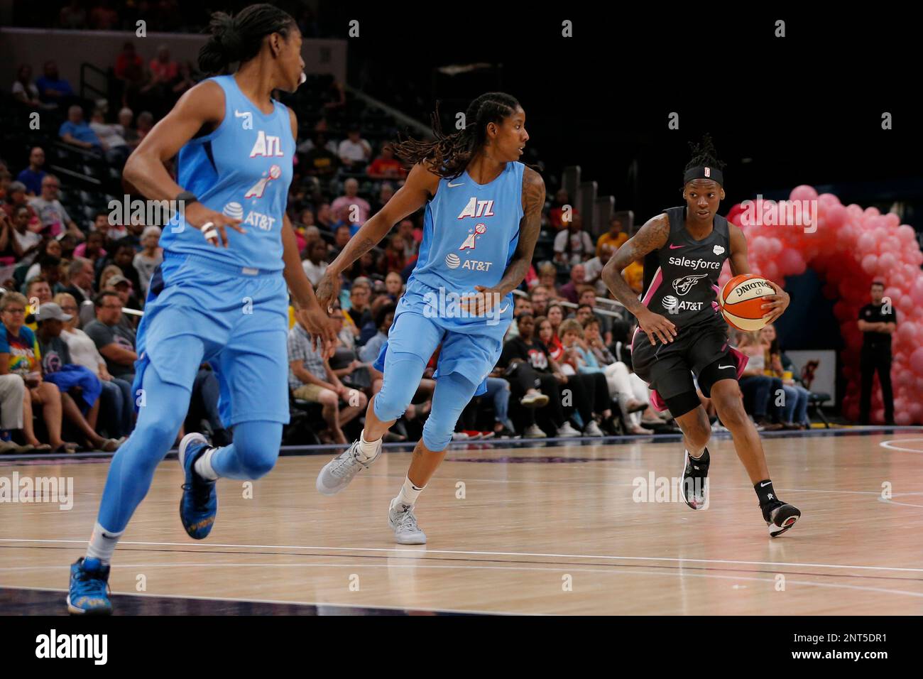 INDIANAPOLIS, IN AUGUST 10 2019: Indiana Fever guard Erica Wheeler (17 ...