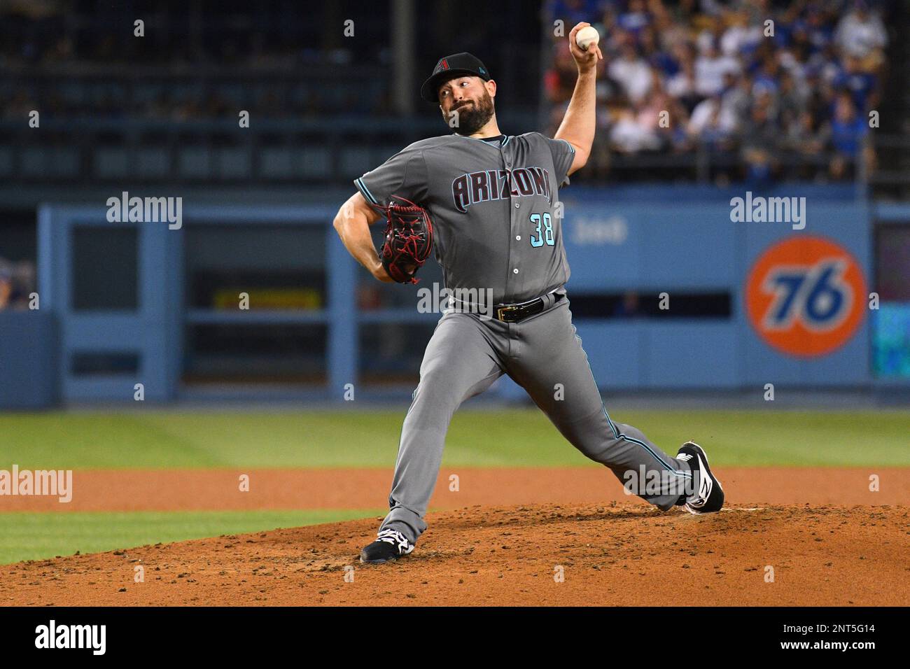 LOS ANGELES, CA - AUGUST 09: Arizona Diamondbacks pitcher Robbie Ray ...