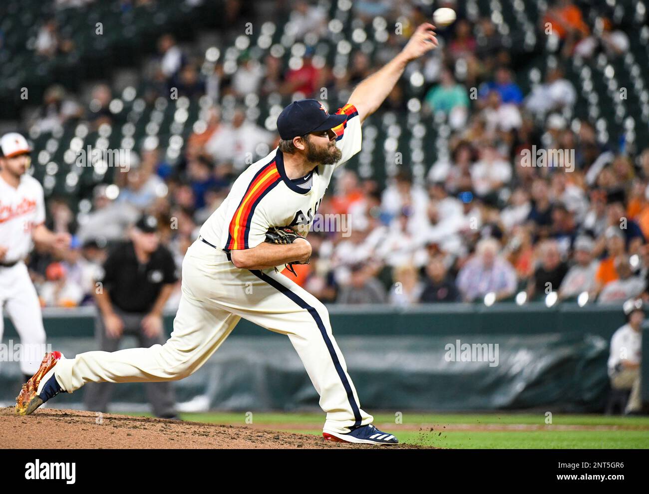 BALTIMORE, MD - AUGUST 9: Houston Astros starting pitcher Wade Miley ...