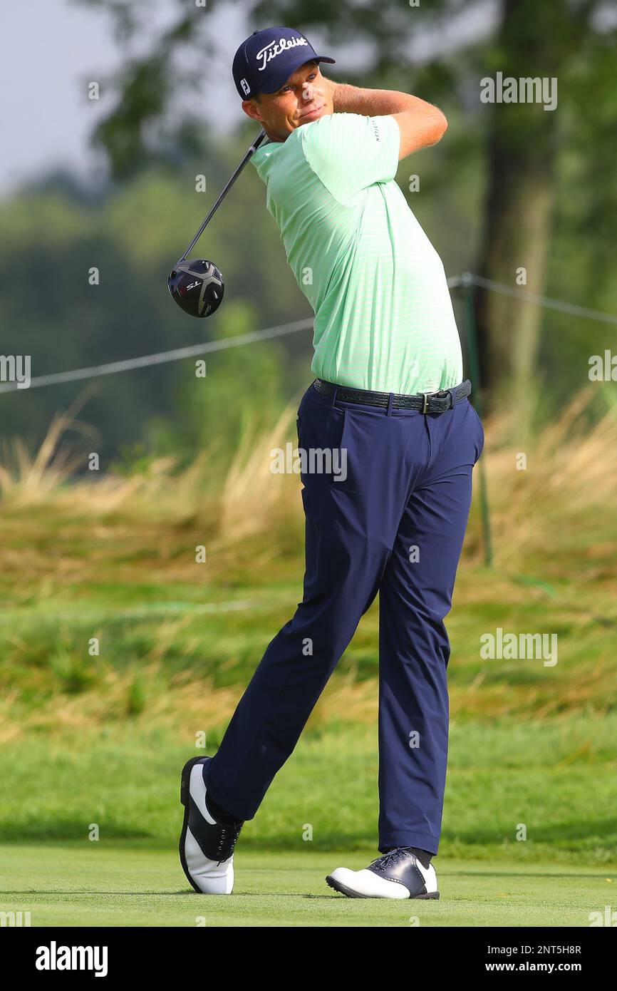 JERSEY CITY, NJ - AUGUST 08: Nick Watney during the first round The ...