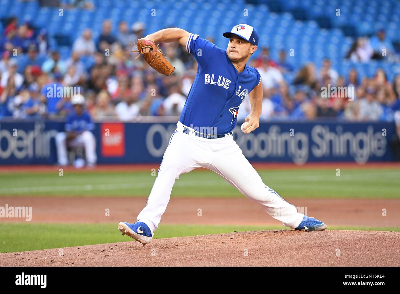 TORONTO, ON - AUGUST 08: Toronto Blue Jays Pitcher Thomas Pannone (45 ...