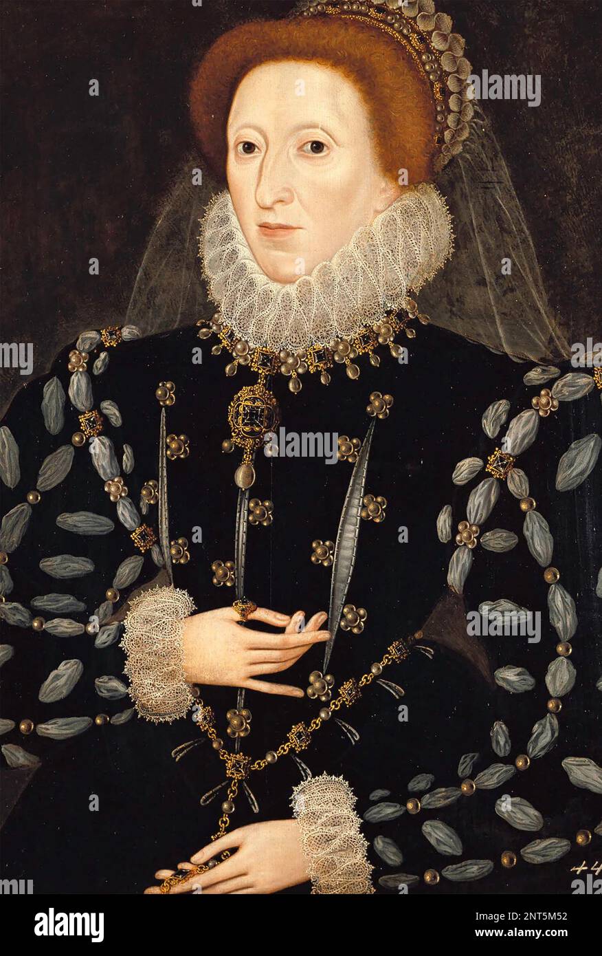ELIZABETH I (1533-1603) by Nicholas Hilliard Stock Photo - Alamy