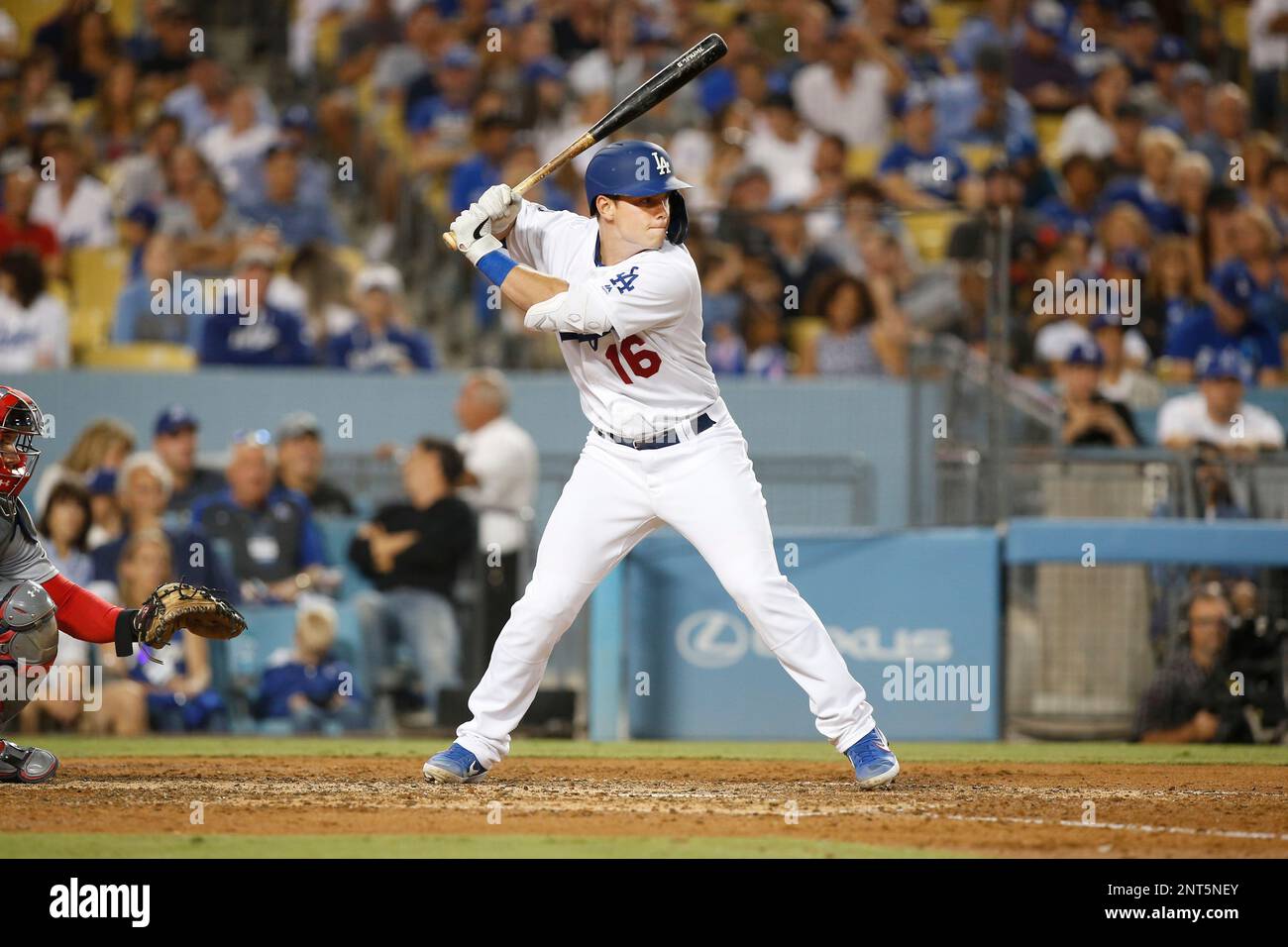 LOS ANGELES, CA - AUGUST 06: Los Angeles Dodgers catcher Will Smith (16 ...