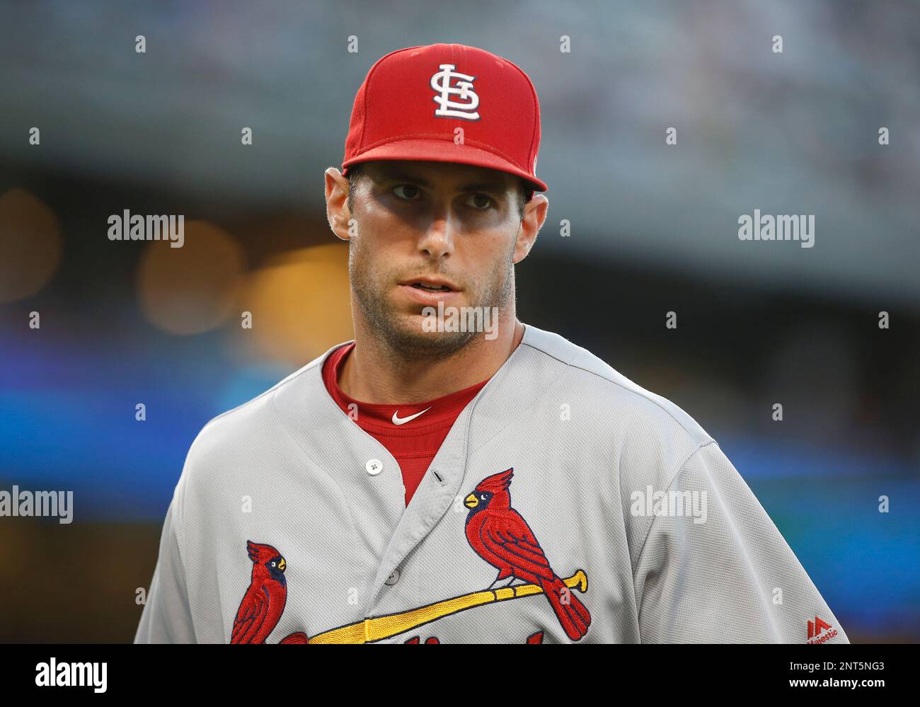 LOS ANGELES, CA - AUGUST 06: St. Louis Cardinals first baseman Paul ...
