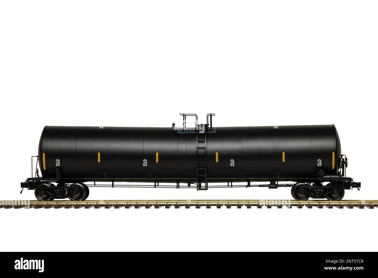A Modern Railroad Tank Car On Track Stock Photo - Alamy