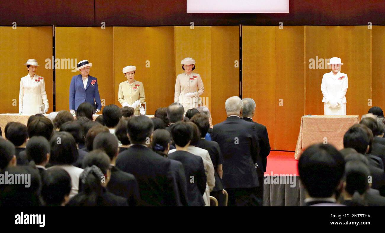 Japan's Empress Masako, Crown Princess Kiko of Akishino, Princess ...