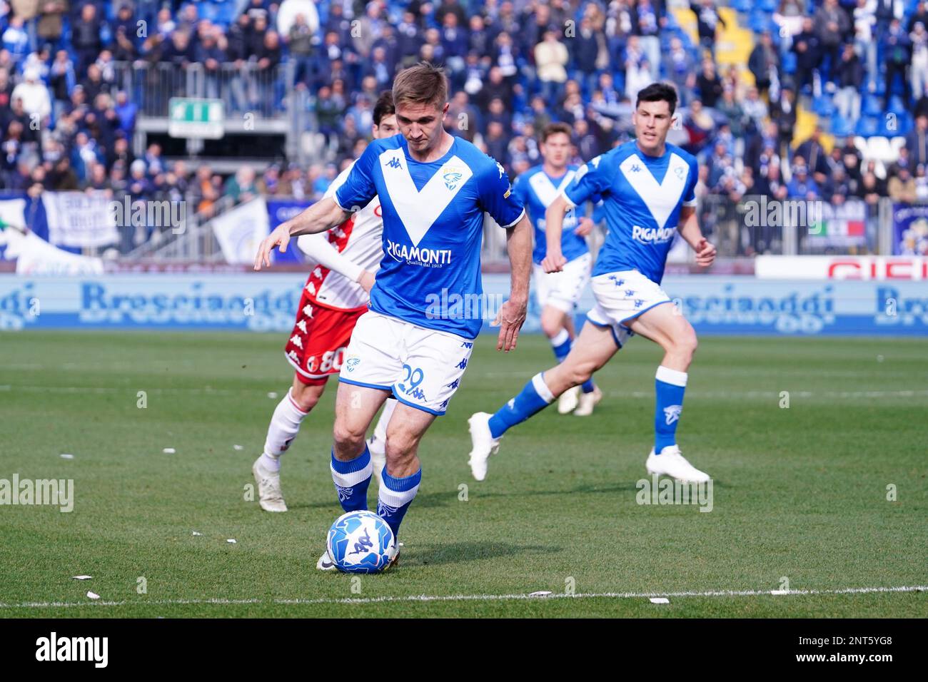 Mario Rigamonti stadium, Brescia, Italy, February 25, 2023, Marcin ...