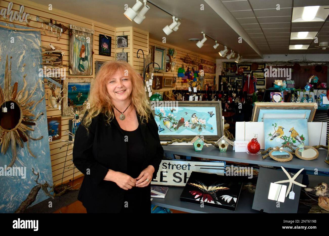 Tracy Stacy, owner of Absolute Construction, is shown here on July 31 ...