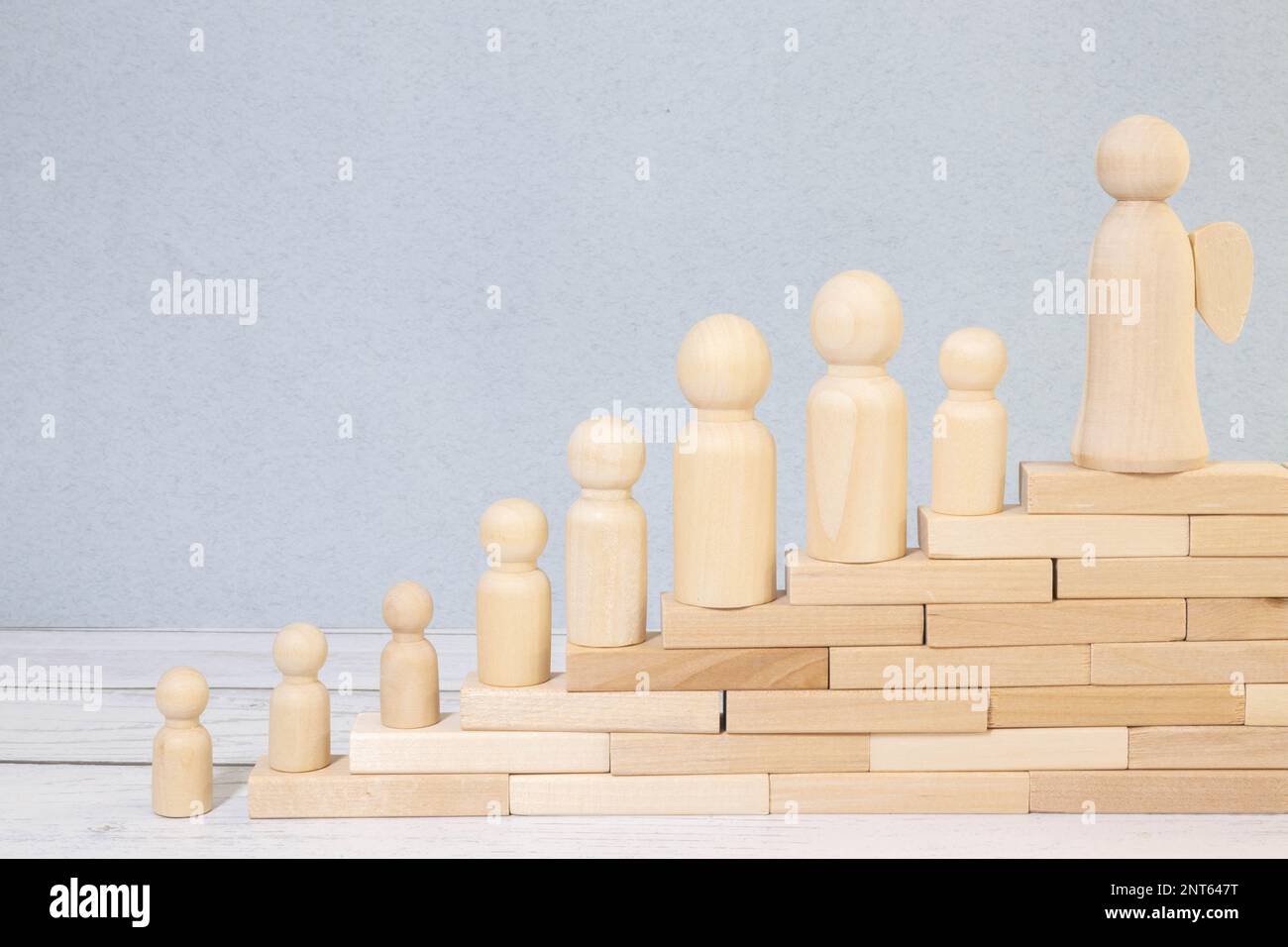 Emotion and business satisfaction improvement concept. Human figure ...