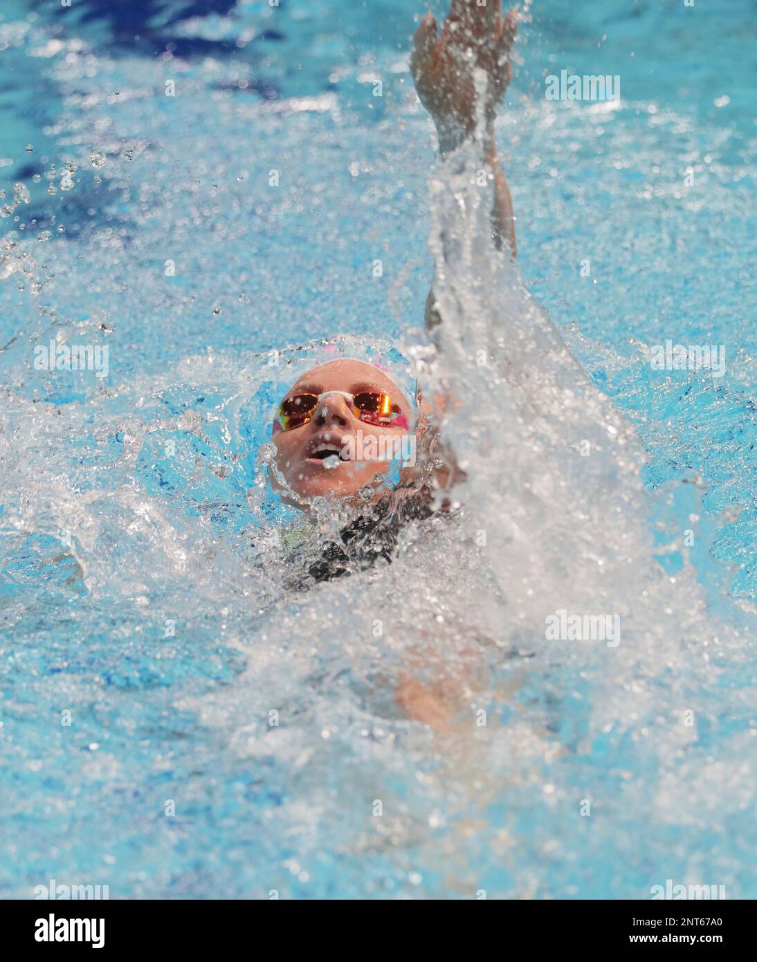 Australia's SEEBOHM Emily competes during the Women's 200m Backstroke ...