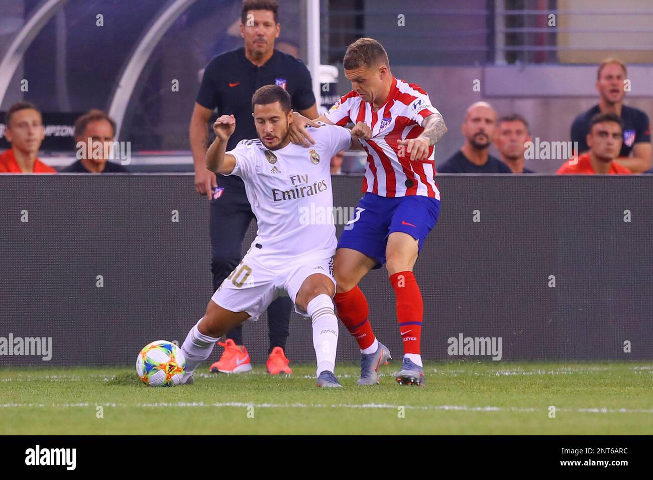 EAST RUTHERFORD, NJ - JULY 26: Real Madrid midfielder Eden Hazard (50 ...