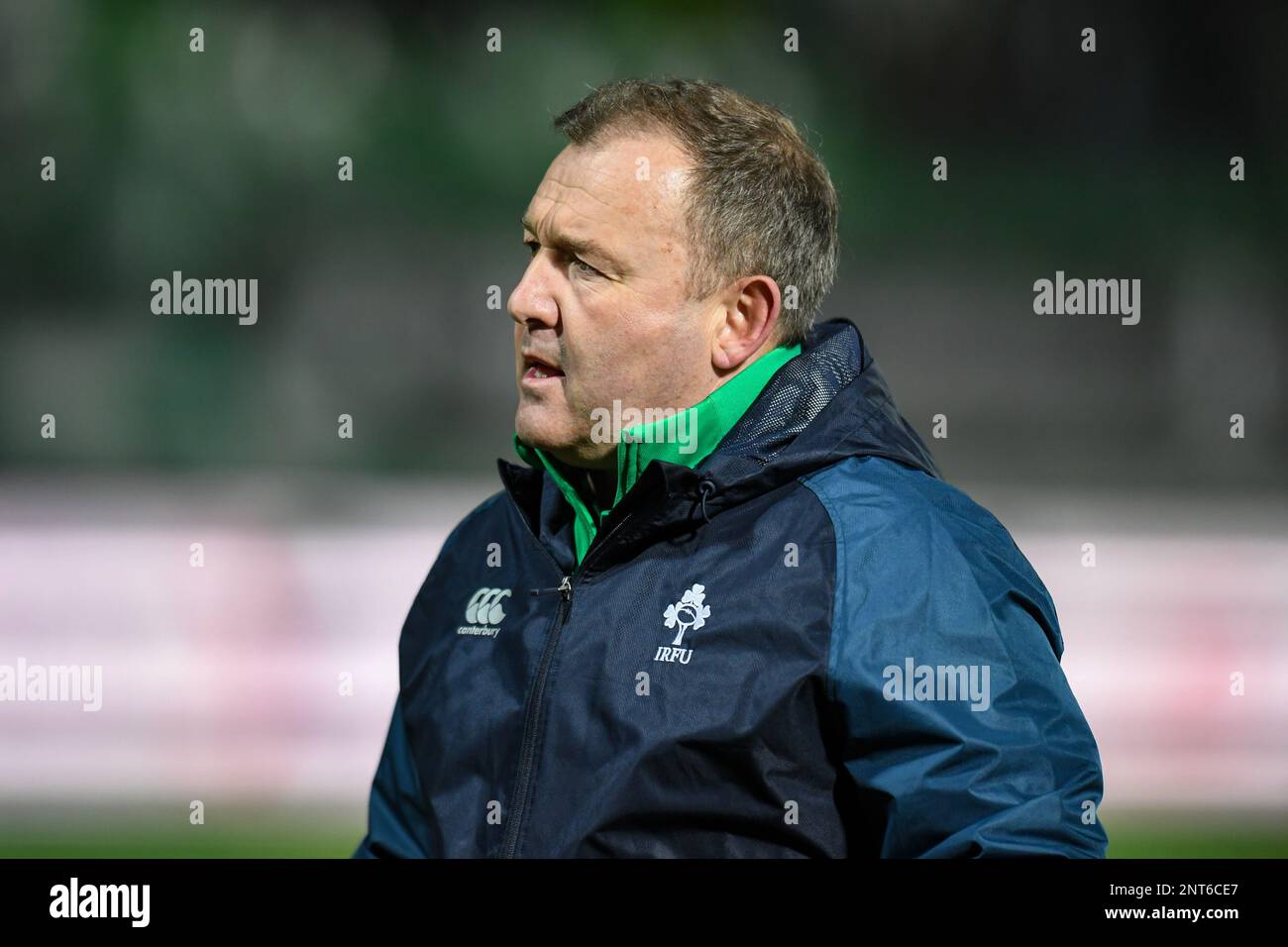 Monigo stadium, Treviso, Italy, February 24, 2023, Richie Murphy Head ...