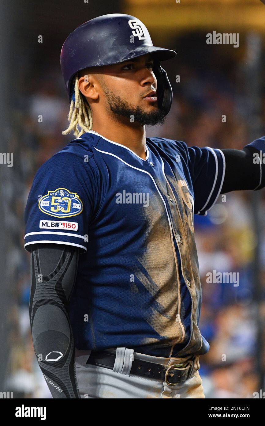 LOS ANGELES, CA - AUGUST 01: San Diego Padres shortstop Fernando Tatis ...