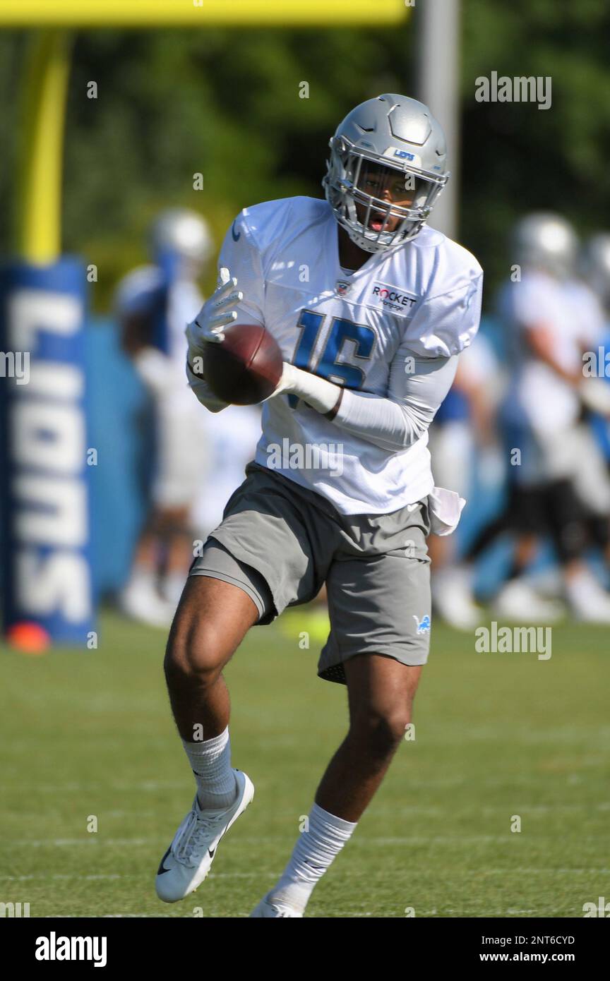 ALLEN PARK, MI - AUGUST 1: Detroit Lions WR (16) Deontez Alexander ...