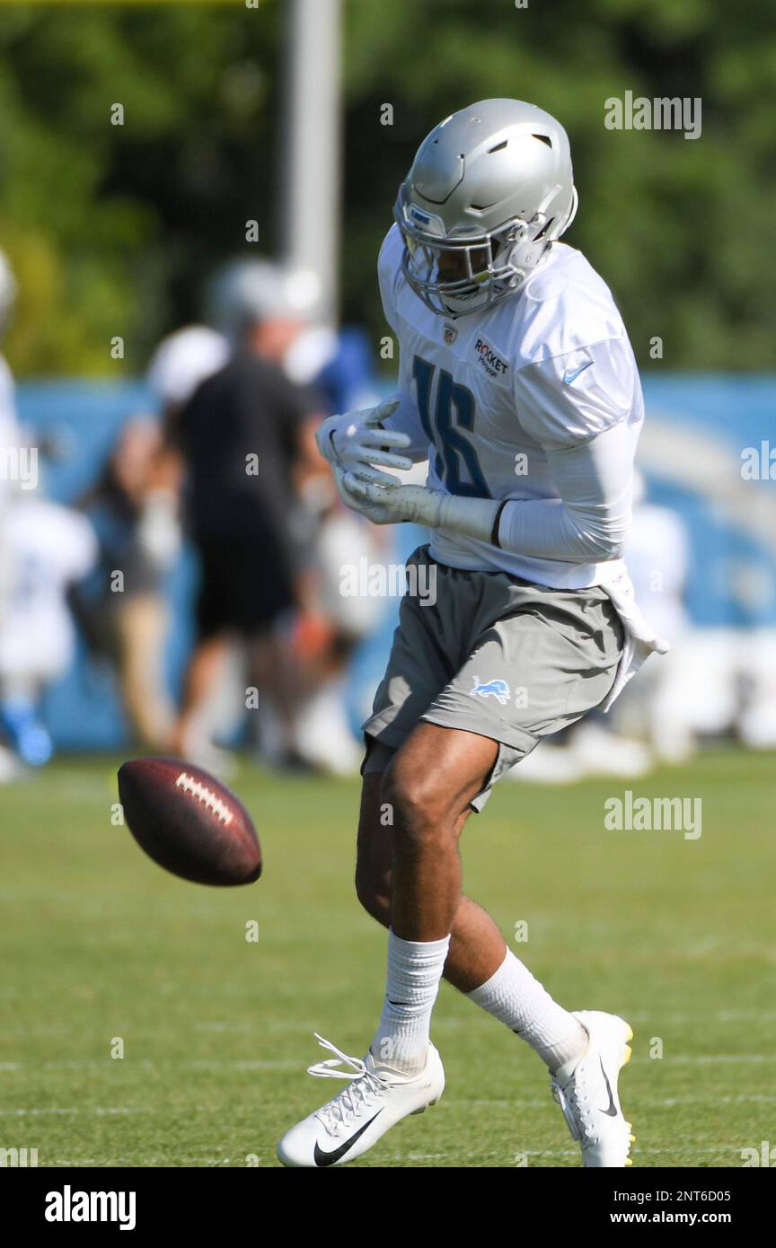 ALLEN PARK, MI - AUGUST 1: Detroit Lions WR (16) Deontez Alexander ...
