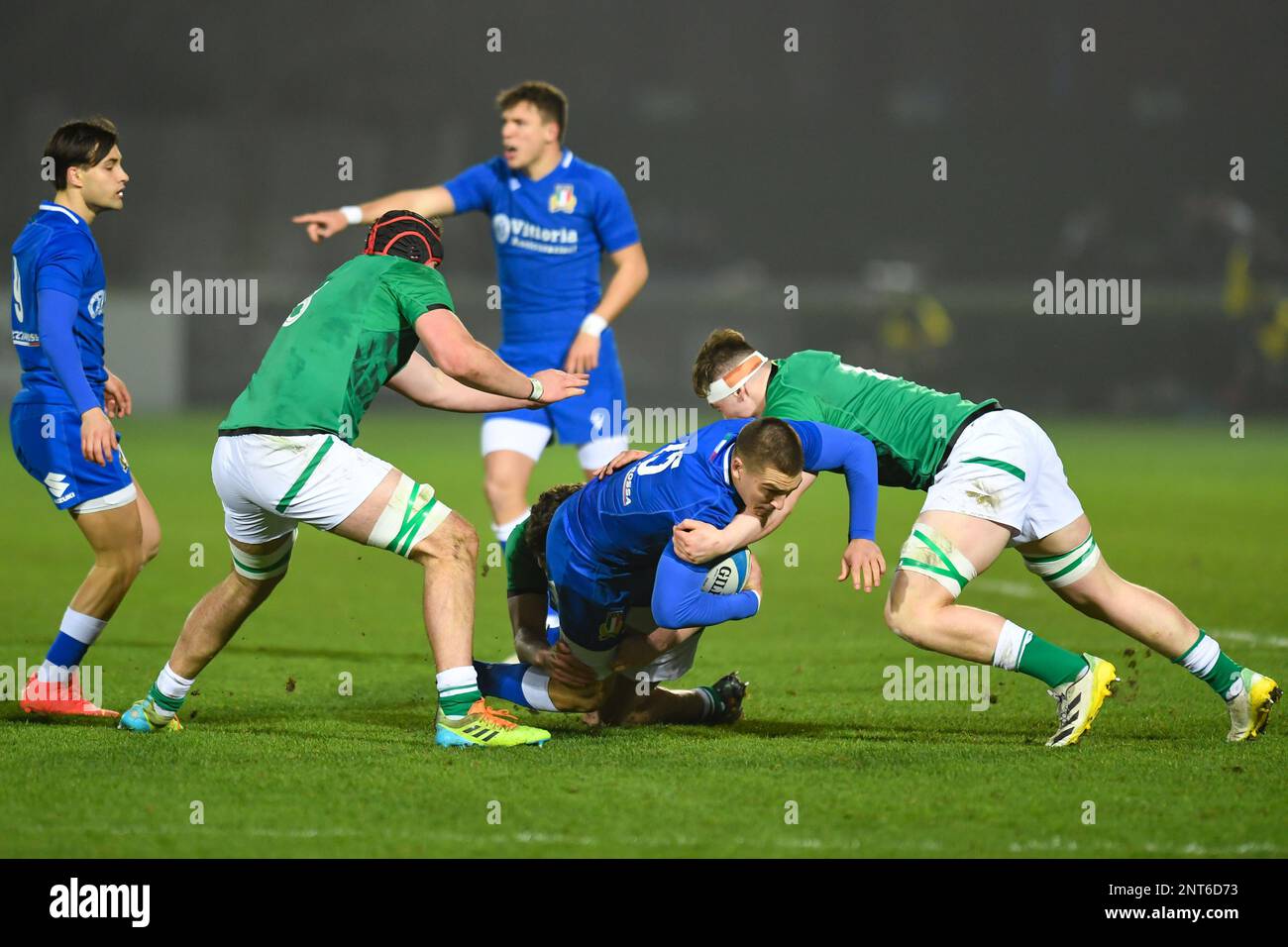 Monigo stadium, Treviso, Italy, February 24, 2023, Francois Carlo Mey ...