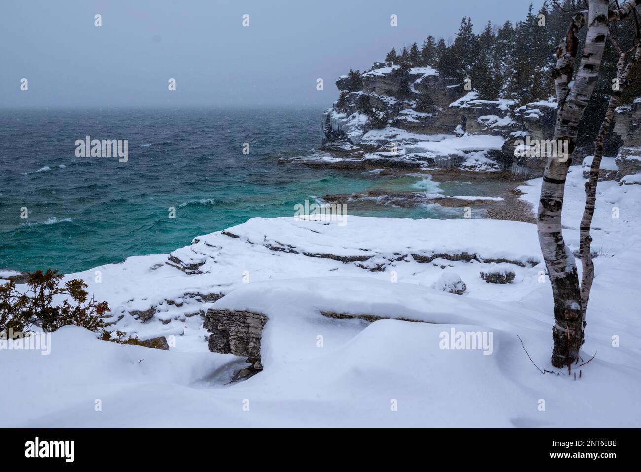 Bruce peninsula snow hi-res stock photography and images - Alamy