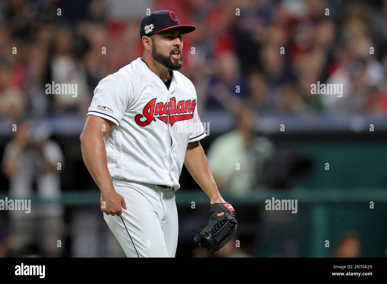 CLEVELAND, OH - JULY 31: Cleveland Indians pitcher Nick Goody (44 ...