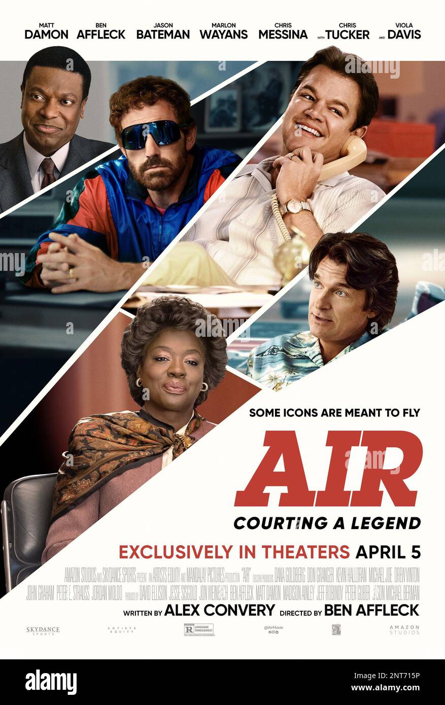 AIR, US poster, from left: Chris Tucker as Howard White, Ben Affleck as ...