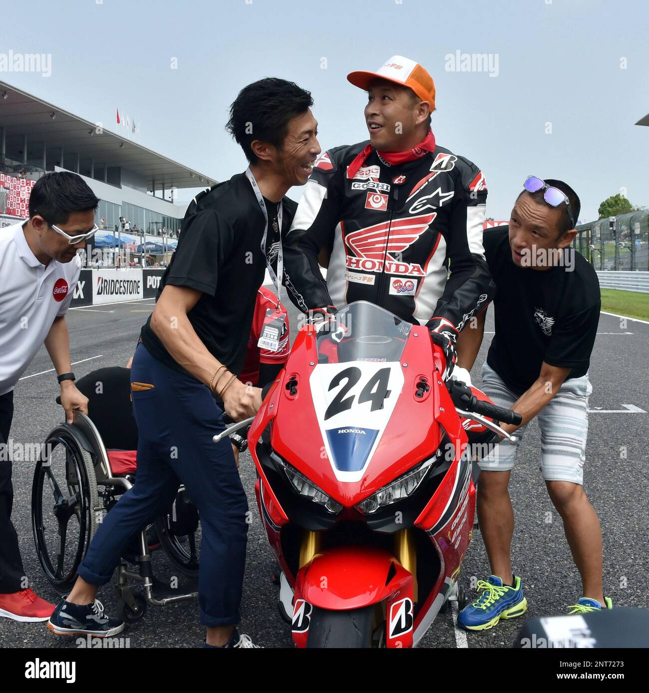 Takuma Aoki, former Grand Prix motorcycle road racer of Japan ...
