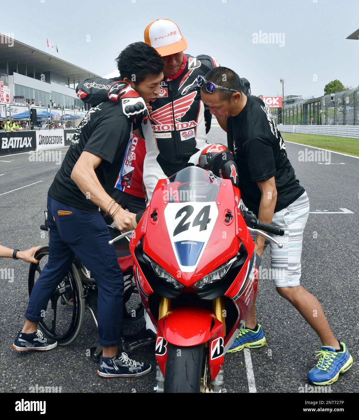 Takuma Aoki, former Grand Prix motorcycle road racer of Japan ...