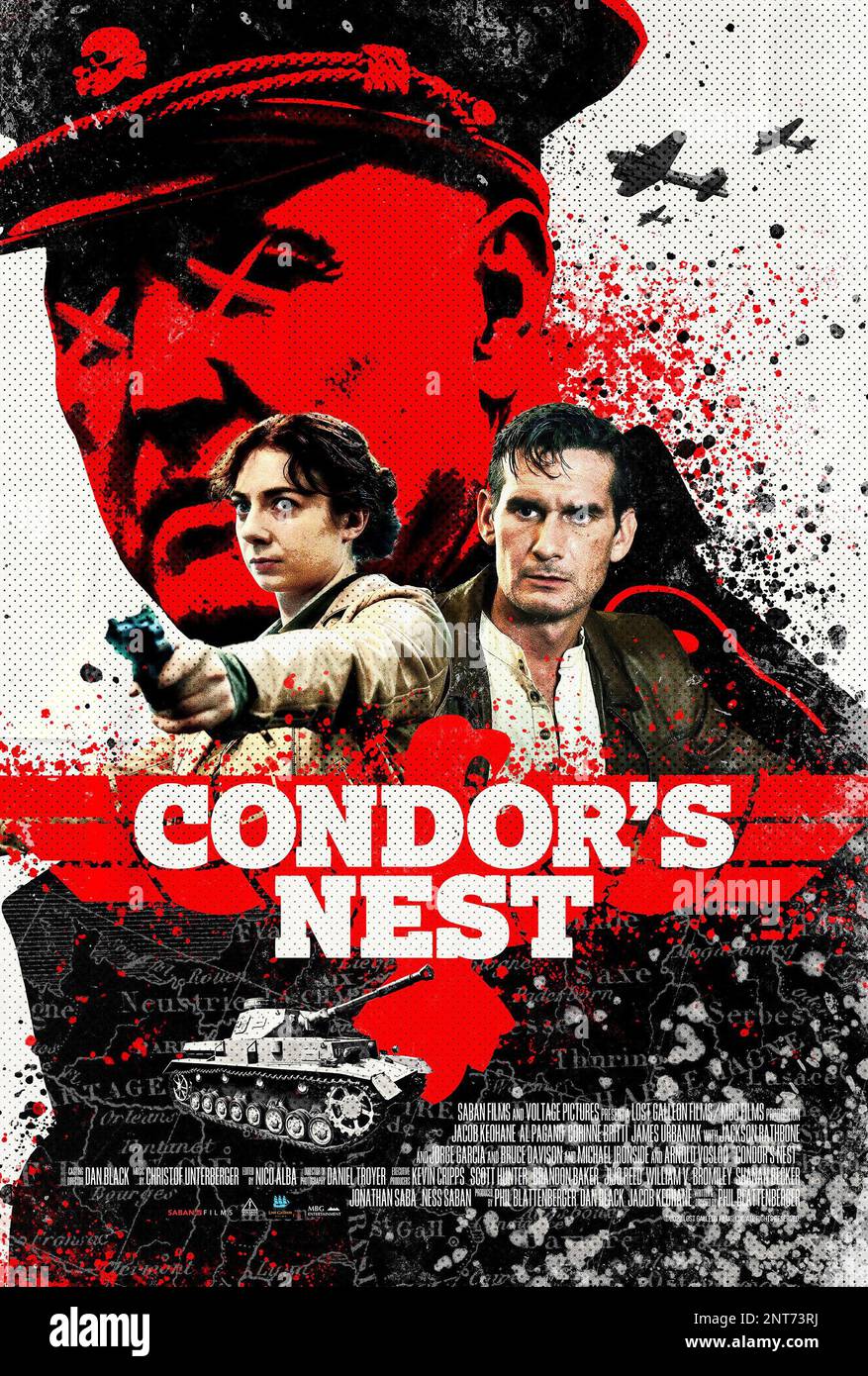 CONDOR'S NEST, poster, Arnold Vosloo (top), bottom, from left: Corinne ...