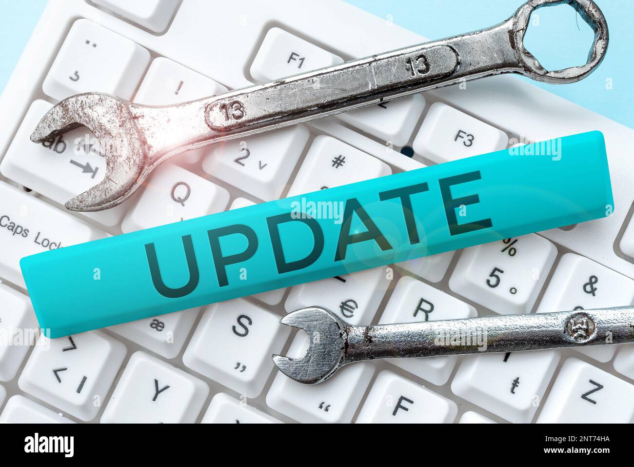 Text sign showing Update. Business concept Up to date Make something ...