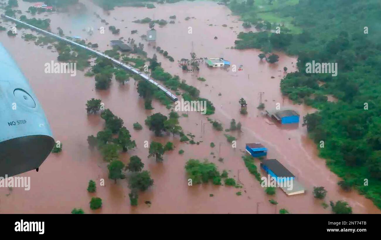 This handout photo provided by the Indian Navy shows the Mahalaxmi ...