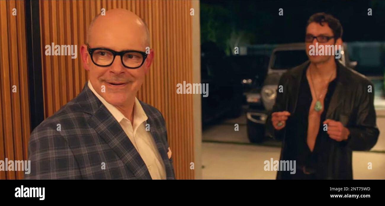 THE DONOR PARTY, from left: Rob Corddry, Jeff Torres, 2023. © Vertical ...