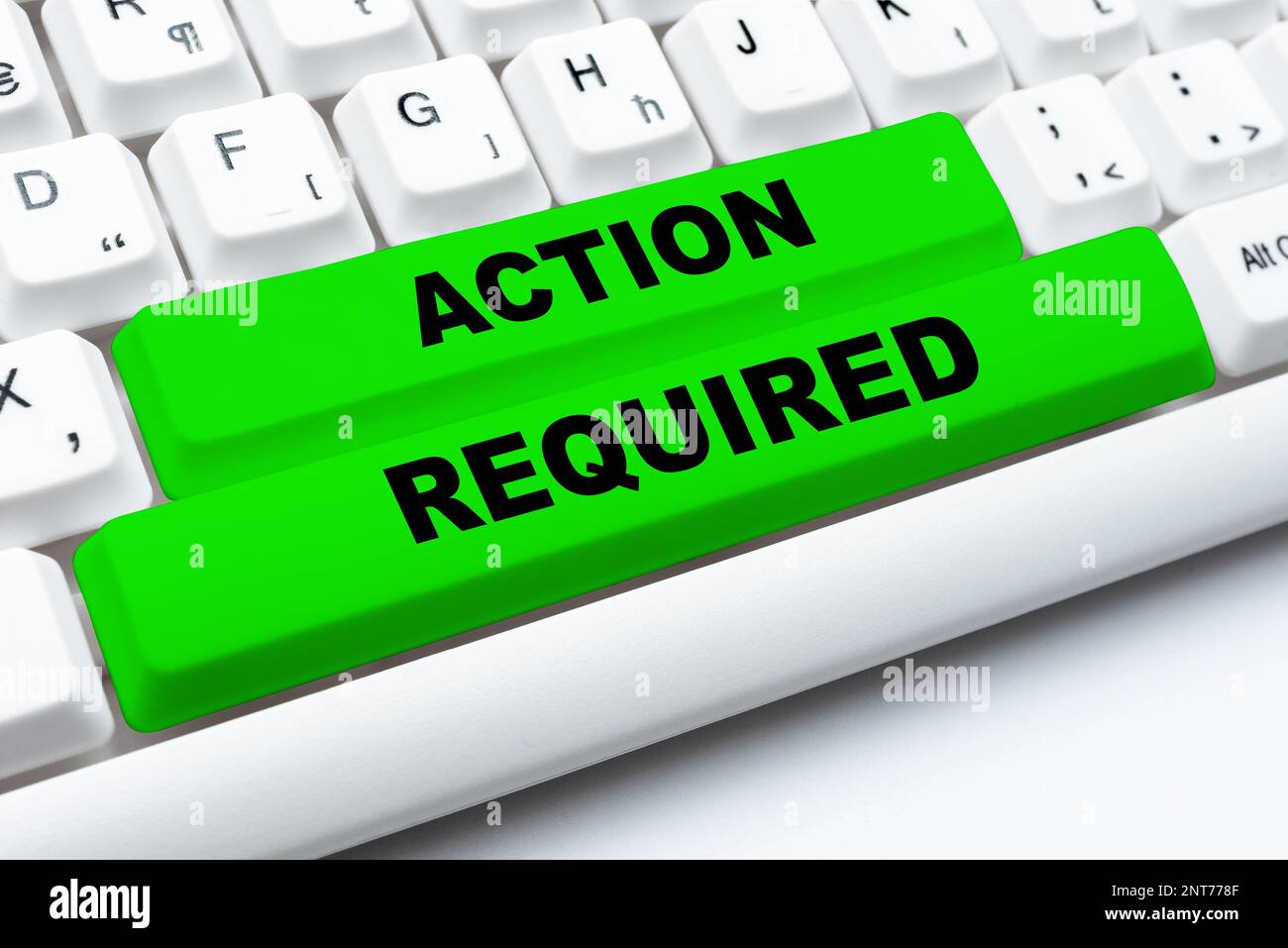 Hand writing sign Action Required. Business showcase Regard an action ...