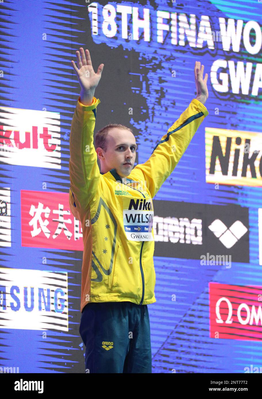 WILSON Matthew of Australia, silver, celebrates during an award ...