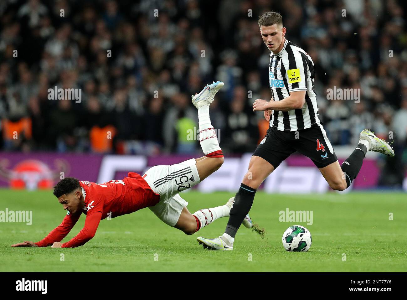 London, England, 26th February 2023. Jadon Sancho of Manchester United ...
