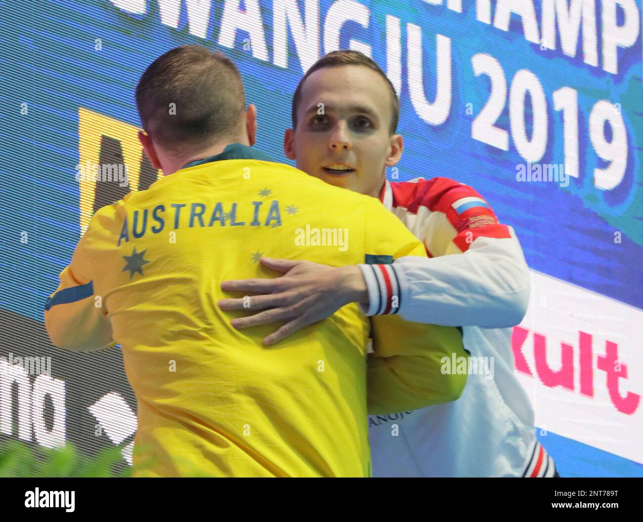 WILSON Matthew of Australia (L) , silver, and CHUPKOV Anton of Russia ...