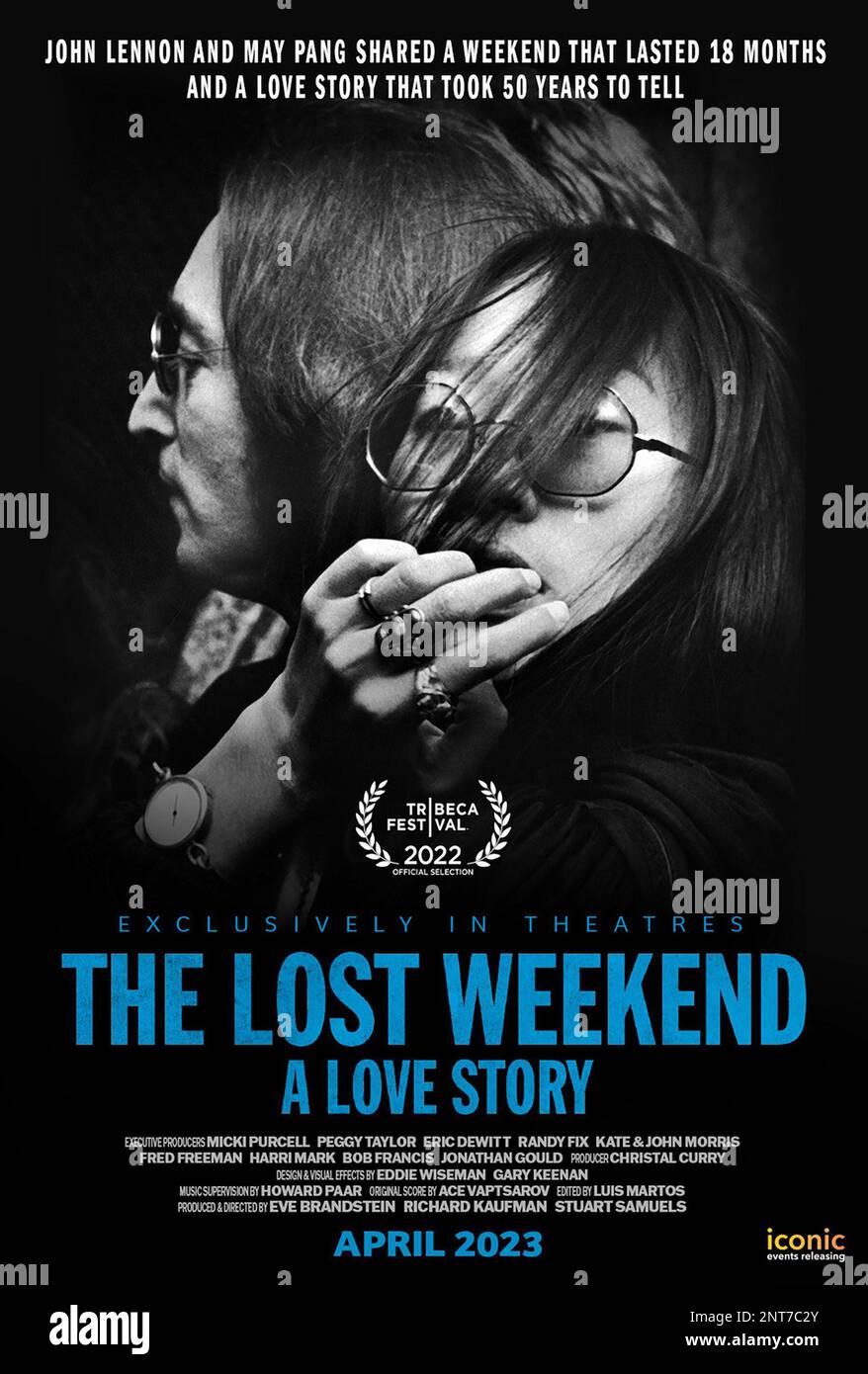 THE LOST WEEKEND: A LOVE STORY, poster, from left: John Lennon, May ...