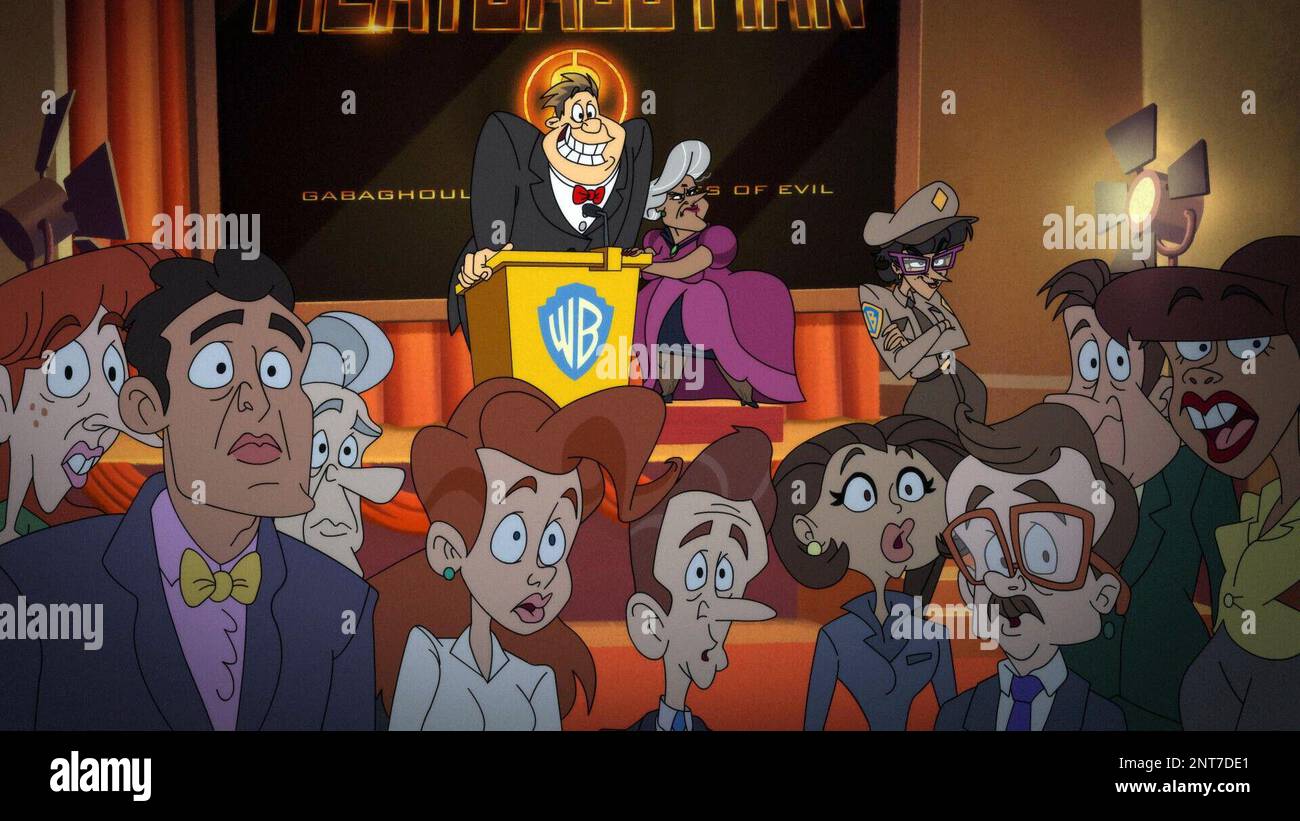 ANIMANIACS, Ralph T. Guard ( at podium - voice: Frank Welker), 'Previously On/Season 3 and WB ...