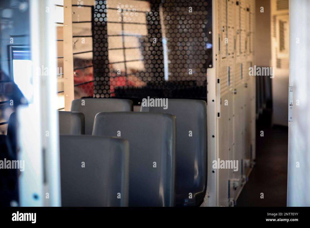 Pennington County Sheriffs office's new inmate transport bus.(Adam ...