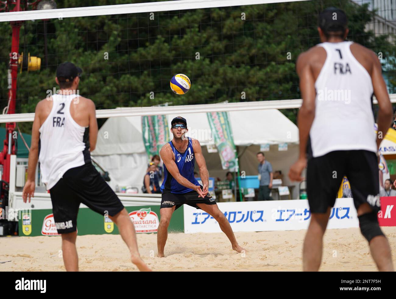 Australia's COLE DURANT (1) in team with DAMIEN SCHUMANN (2) during ...