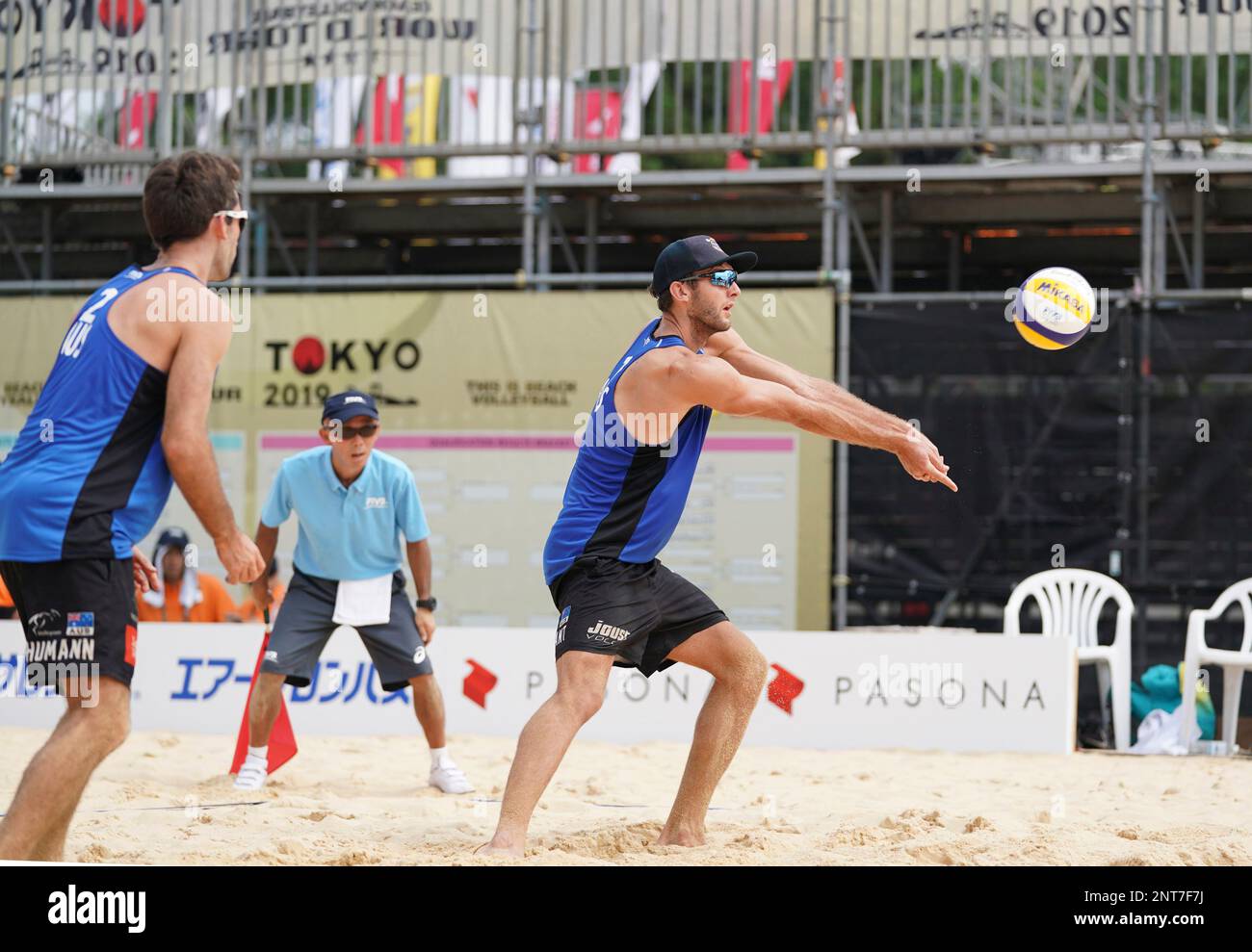 Australia's COLE DURANT (1) and DAMIEN SCHUMANN (2) during ...