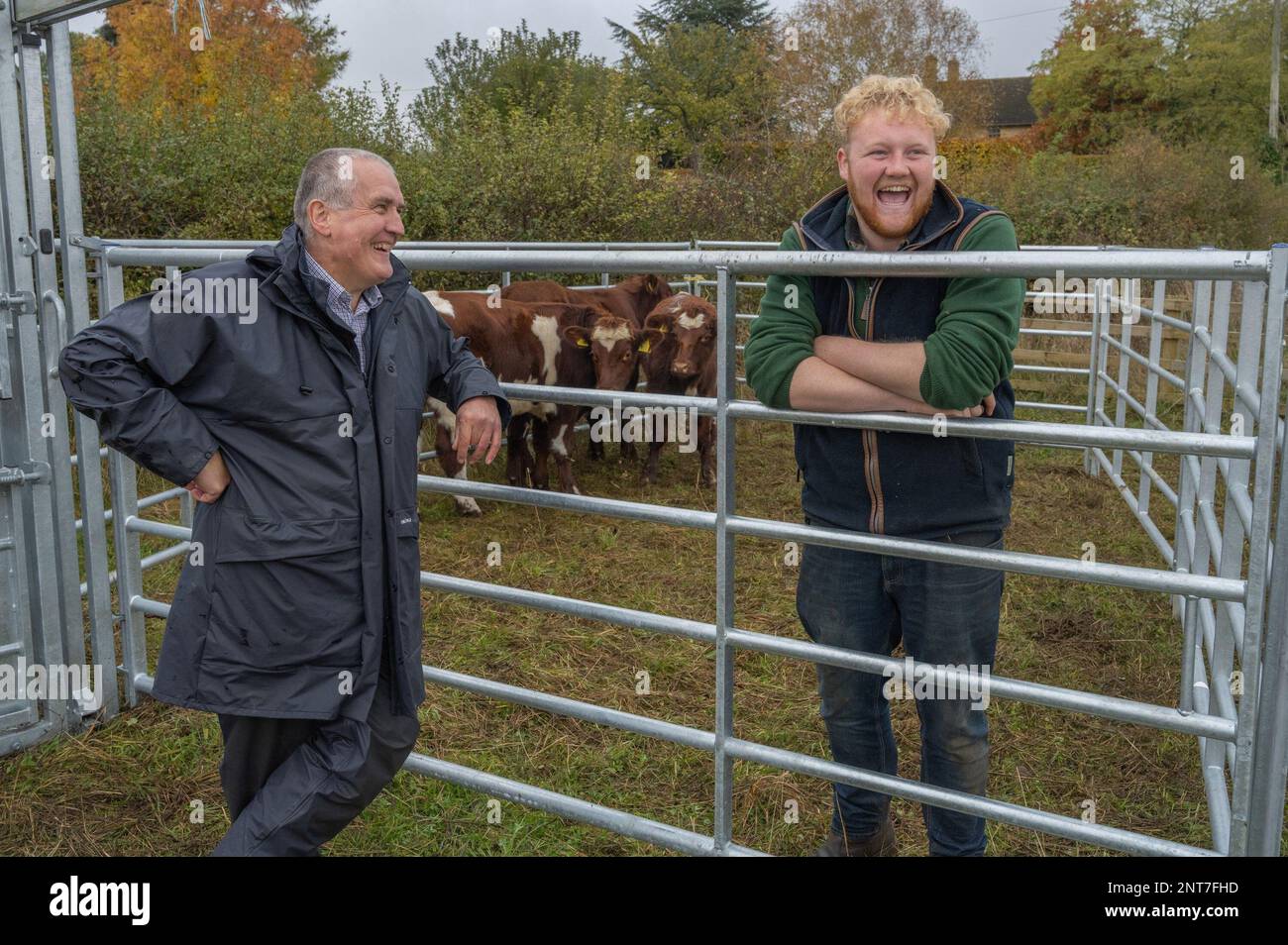 CLARKSON'S FARM, from left: Jeremy Clarkson, Kaleb Cooper, 'Council-ing ...