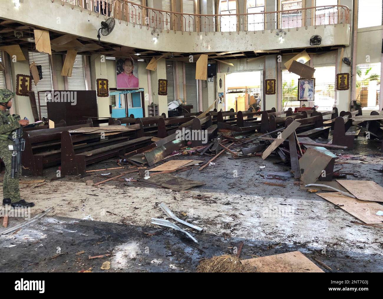 FILE - In this Jan. 27, 2019, file photo provided by WESMINCOM Armed ...