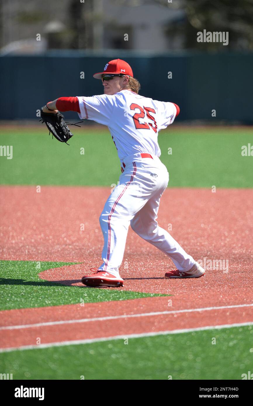 St. John's University Redstorm infielder Colin Wetterau (25) during ...