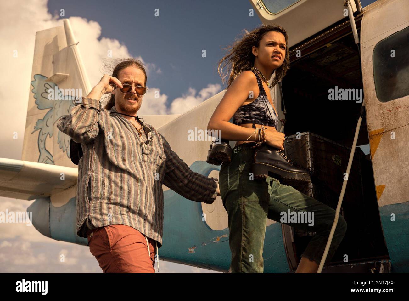 OUTER BANKS, from left: Kraig Dane, Madison Bailey, Poguelandia ...