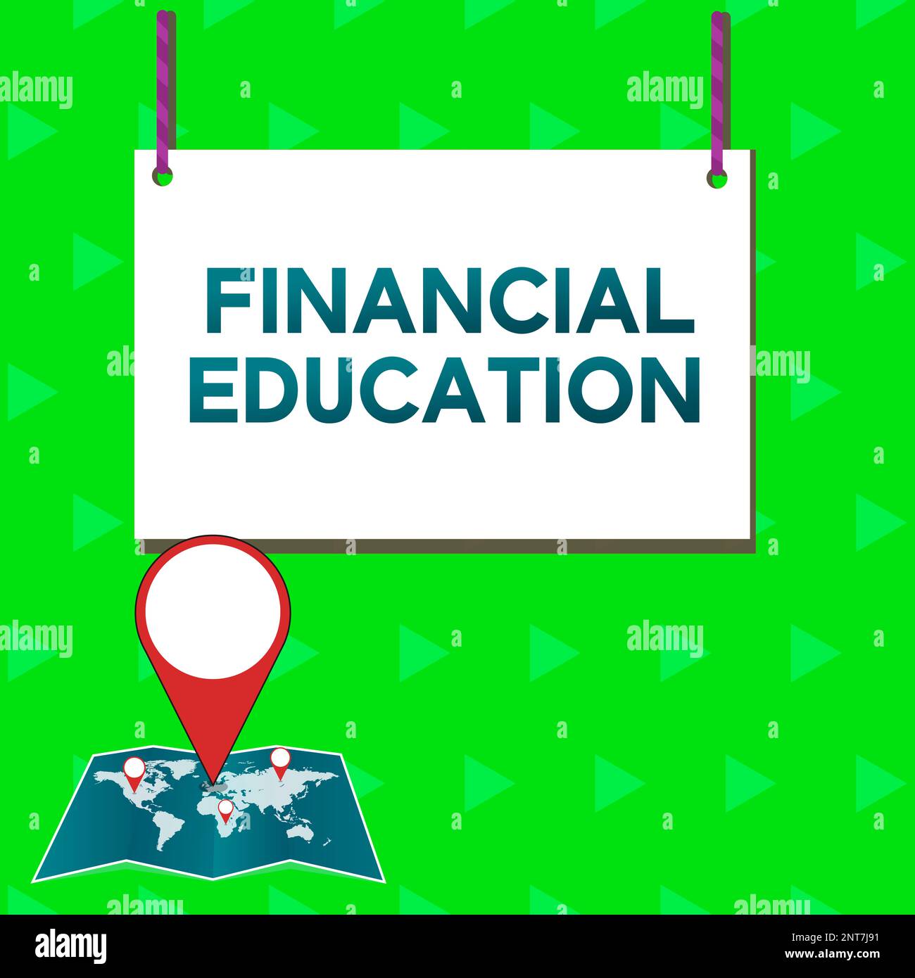 Sign displaying Financial Education. Internet Concept Understanding ...