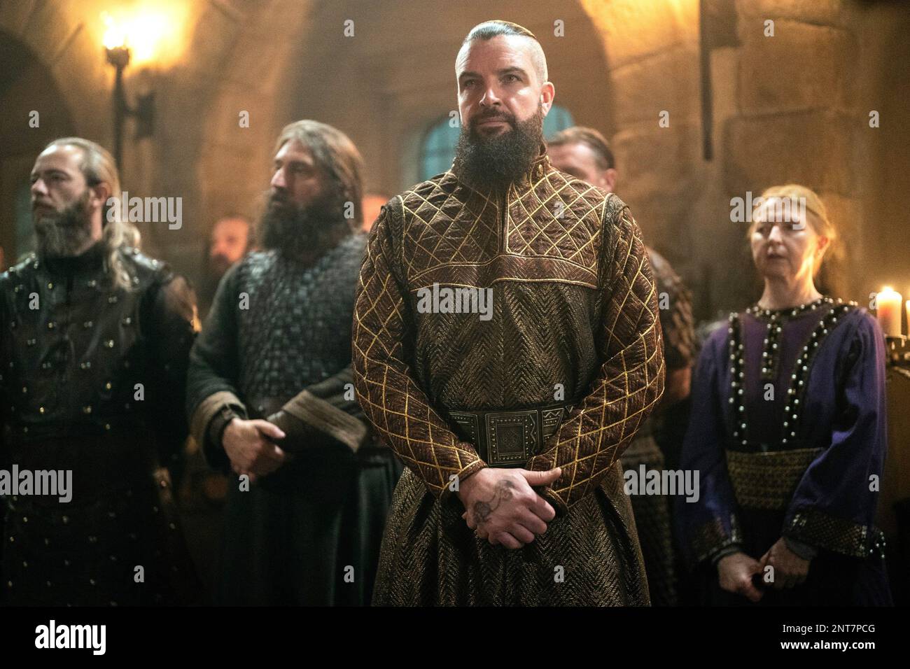VIKINGS: VALHALLA, Bradley Freegard (front), The Reckoning', (Season 2 ...