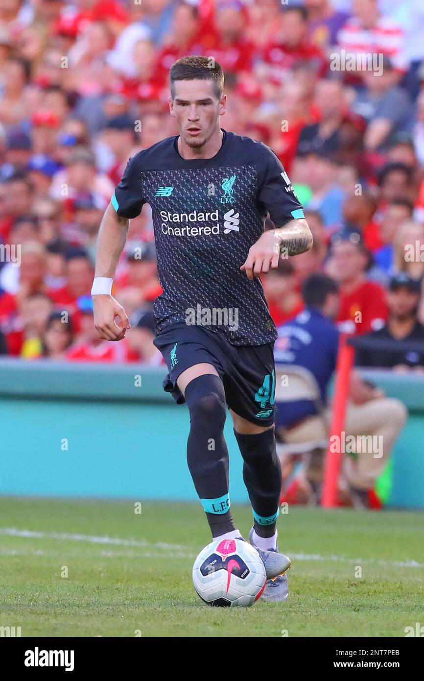 BOSTON, MA - JULY 21: Liverpool FC midfielder Ryan Kent (40) during the ...