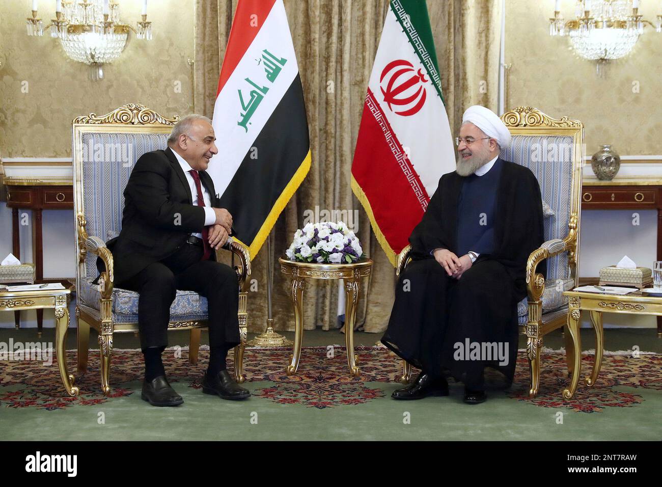 In this photo released by official website of the Office of the Iranian ...
